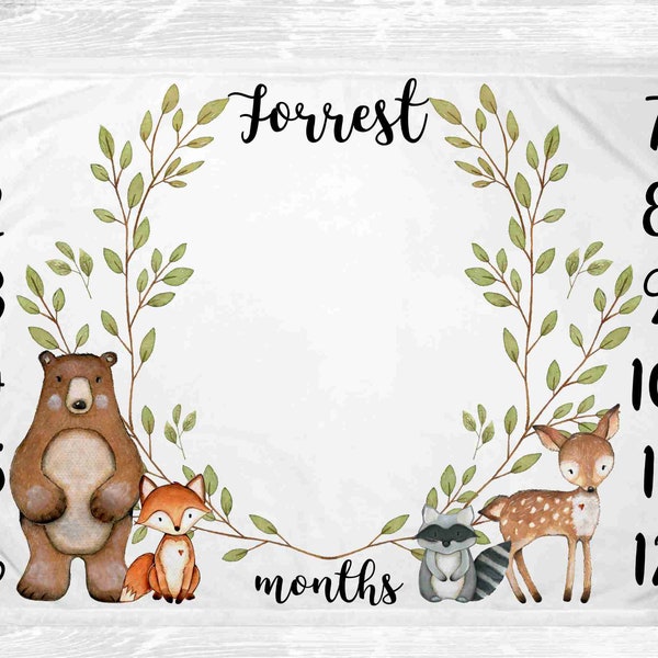 Woodland Animals for Baby - Etsy