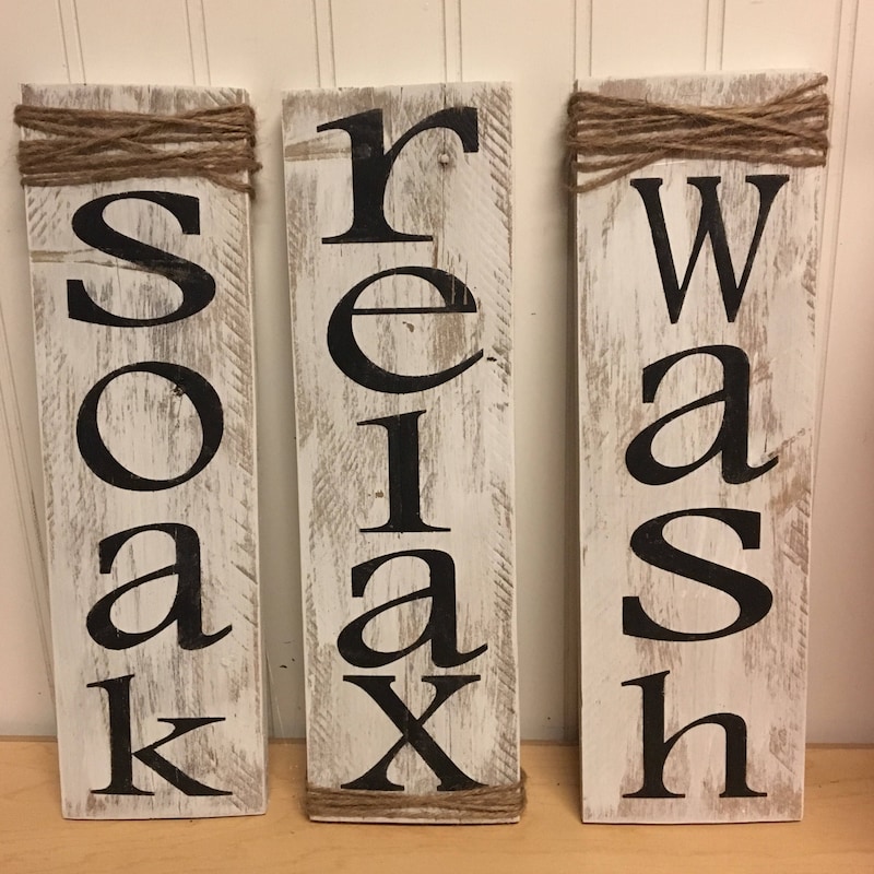 Soak Sign - Etsy