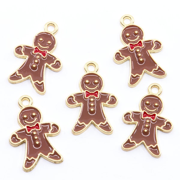 Gingerbread Charms - Etsy