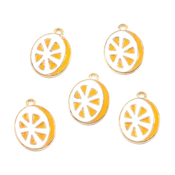 Orange Charms - Etsy