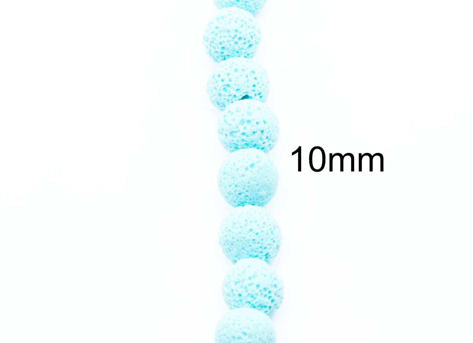 Light Blue 10mm Polymer Clay Lava Beads...full Strand...10mm - Etsy