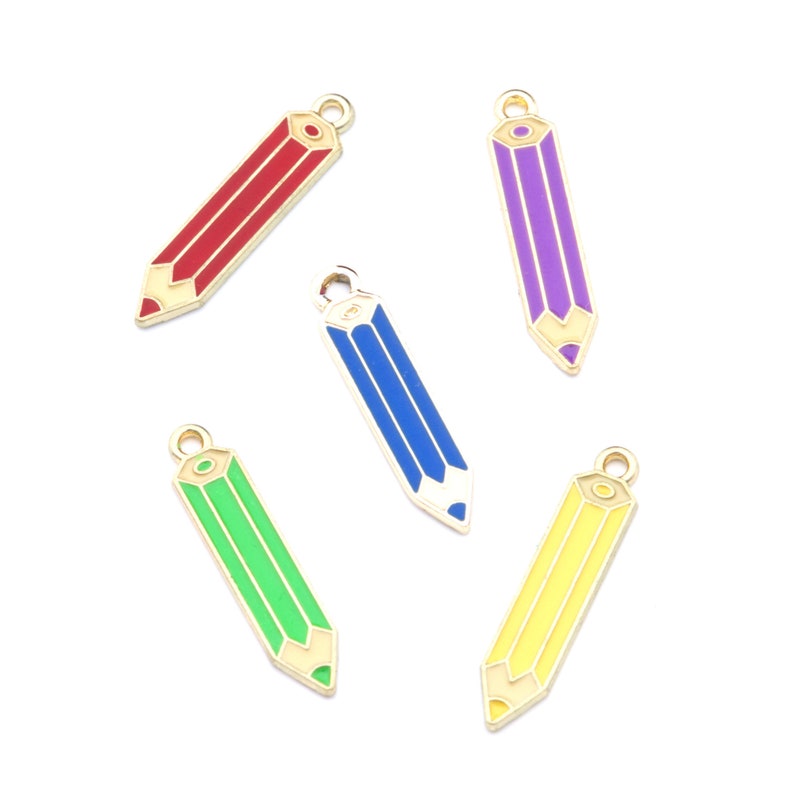 Pencil Charm - Etsy
