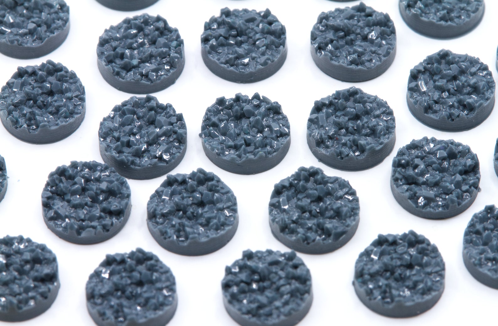 Slate Blue Matte Crystal Faux Druzy 12mm Flatback Cabochons - Etsy