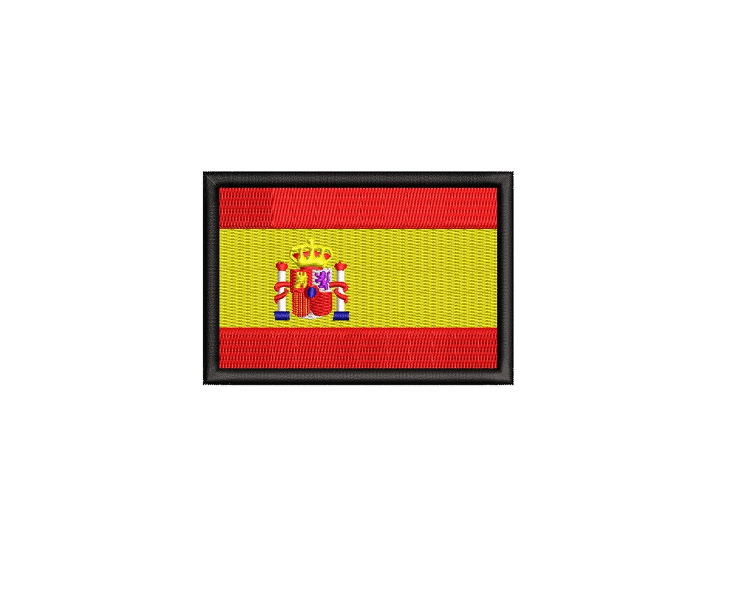 Flag of Spain Embroidery Design - Etsy