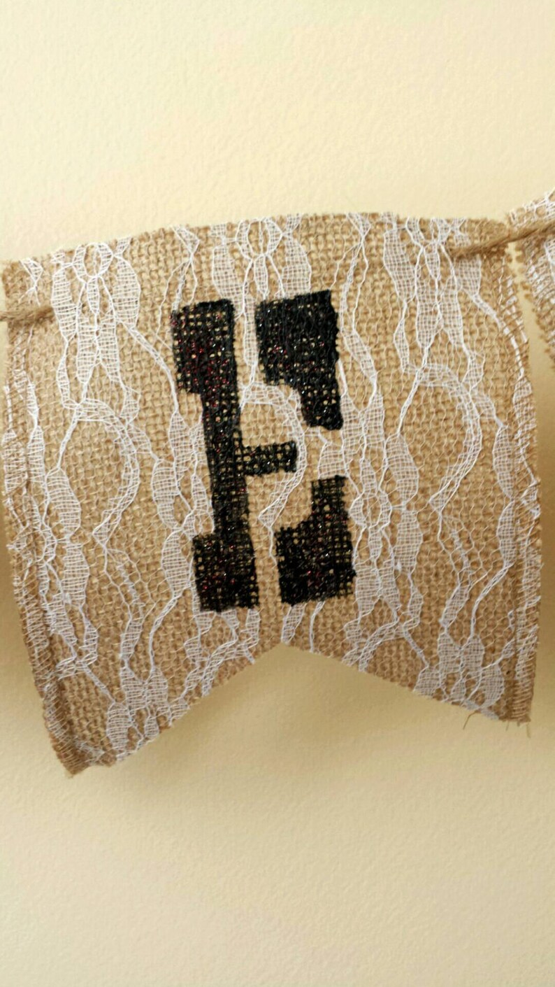 Be Mine Burlap and Lace Banner Valentine's Day Banner | Etsy