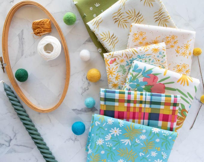 Birch Fabrics, Market Wild Fronds by Kate Capone, Fat Quarter Bundle ...