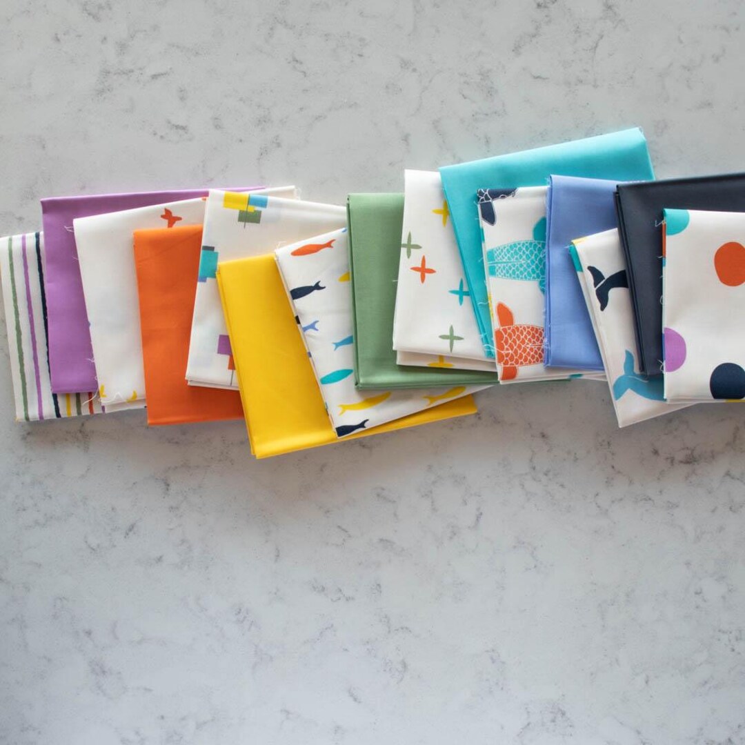 Organic Cotton Fat Quarter Bundle: Birch Fabrics Just for Fun, Summer ...