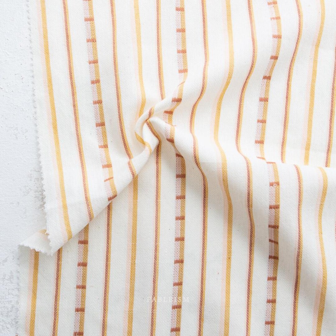 Ladder Stripe Cotton Fabric: Monarch Grove Cream, Quilter's Weight - Etsy
