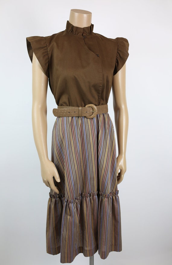 Vintage 1970s ruffle prairie - Gem