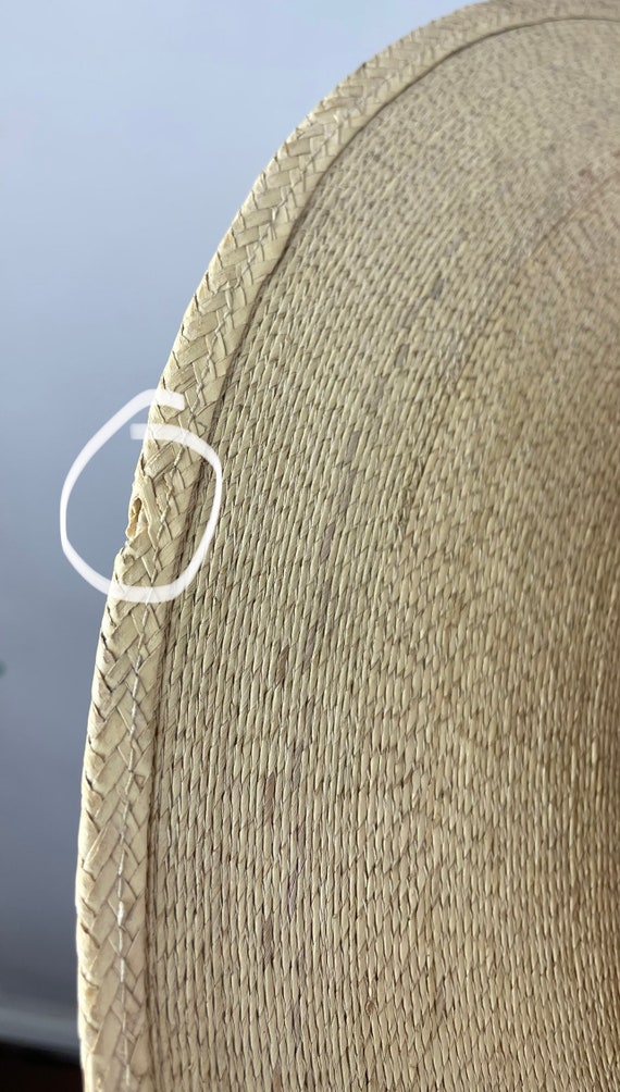 VINTAGE WESTERN HAT ranch hat Mexican palm straw cowb… - Gem