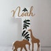 Safari Number Prop/safari Birthday Age Photography Prop/jungle Animal ...