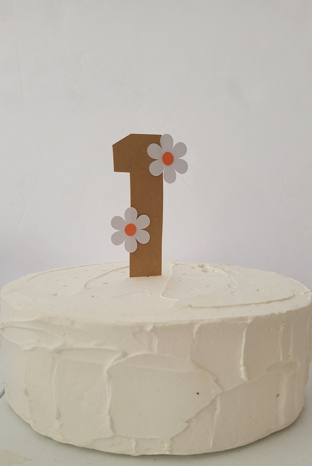 Daisy Number Cake Topper, Daisy One Smash Cake Topper, Daisy Flower 1st ...