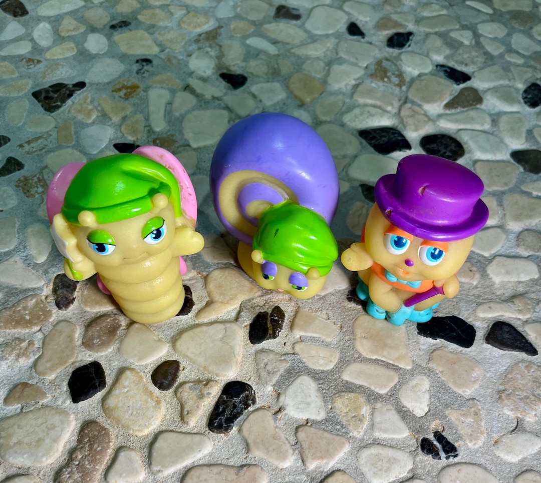 Vintage 1980s Glo Worm Glow-in-the-dark Toy Trio Adorable Collectibles Retro Fun - Etsy