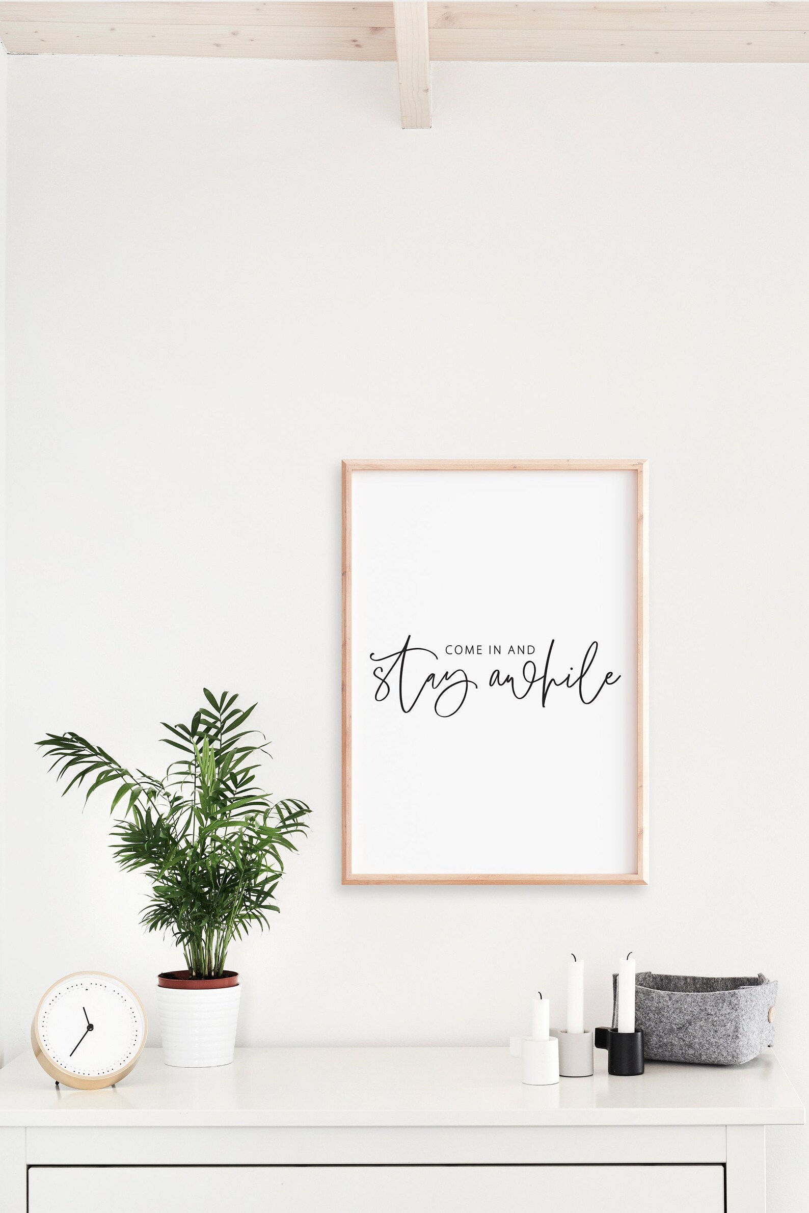 Come in Art Print Simple Wall Decor Home Art Print Art | Etsy