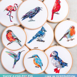 Flamingo Modern Cross Stitch Pattern PDF - Etsy