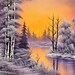 Bob Ross Copy by Certified Ross Instructor Paint With Bram on 16x20 ...