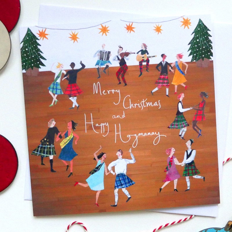 Scottish Christmas Cards - Etsy UK