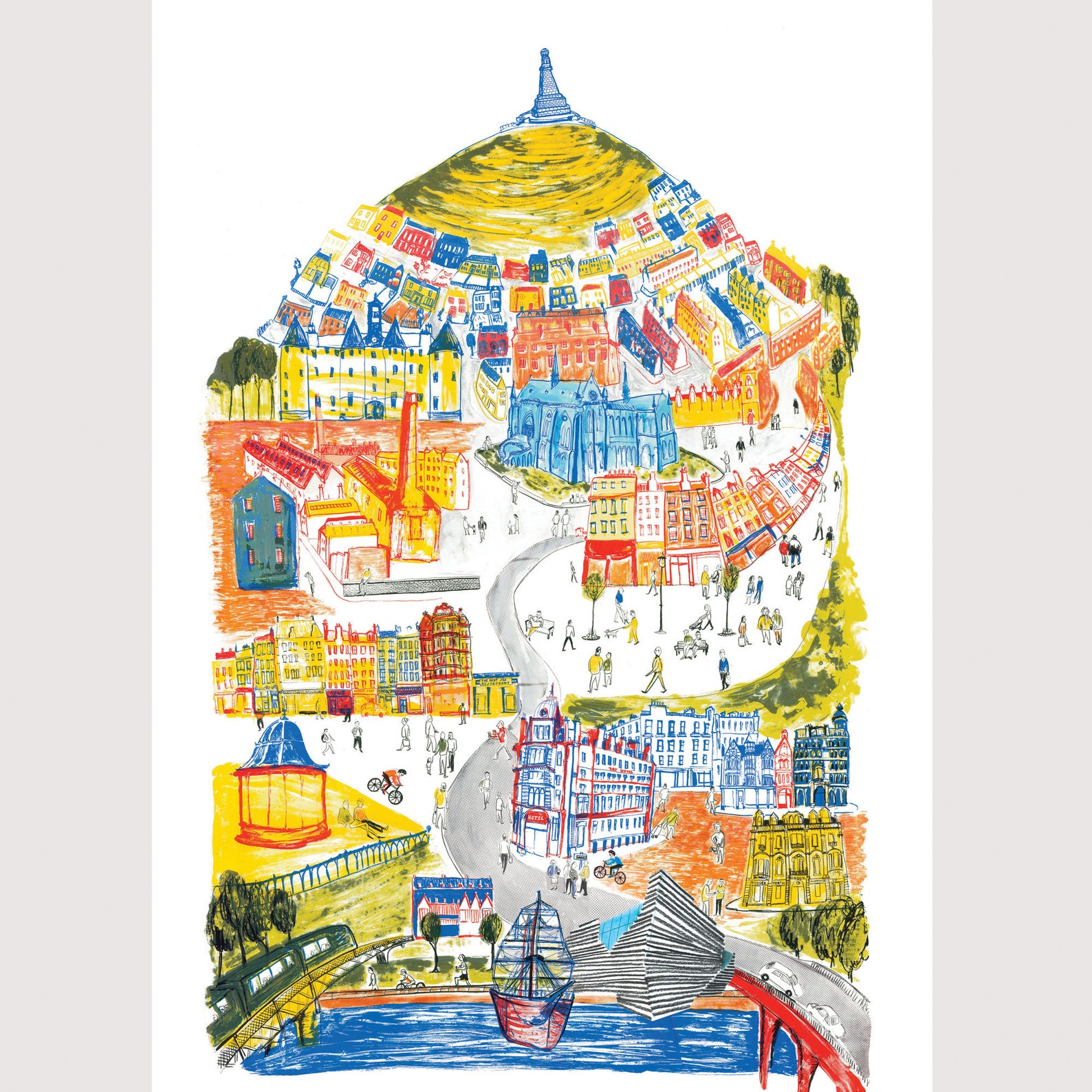 City of Dundee Print - Etsy UK