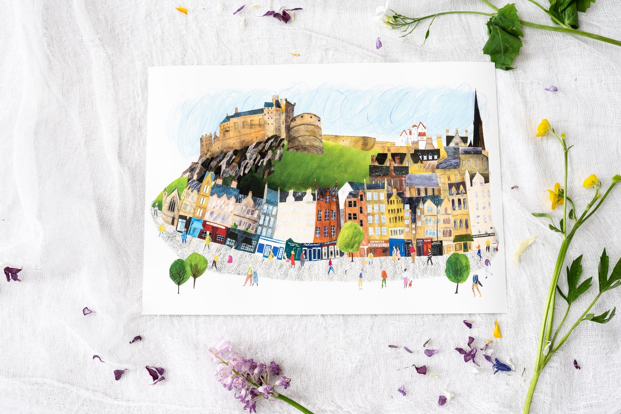 Grassmarket, Edinburgh Castle Print, Edinburgh Print, Edinburgh Art - Etsy