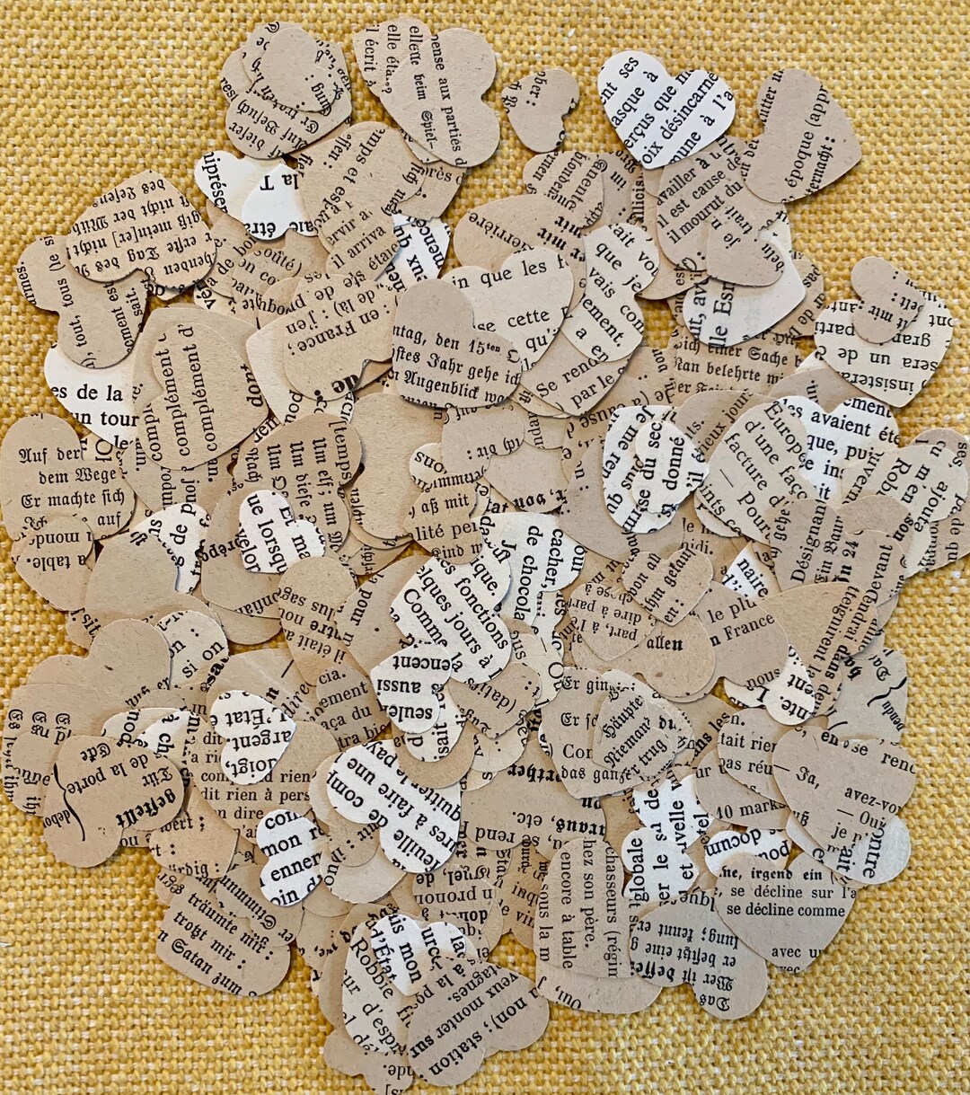 Vintage French Confetti Table Scatters 200pieces - Etsy