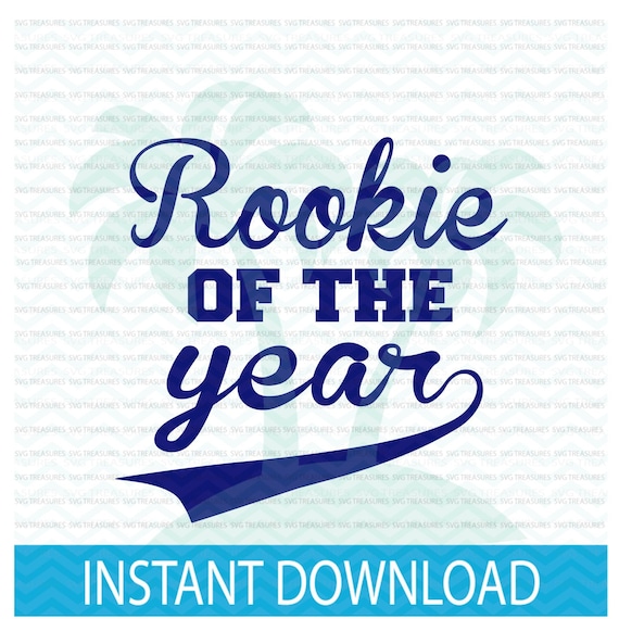 Rookie of the Year Svg Rookie SVG Baseball Birthday Party | Etsy