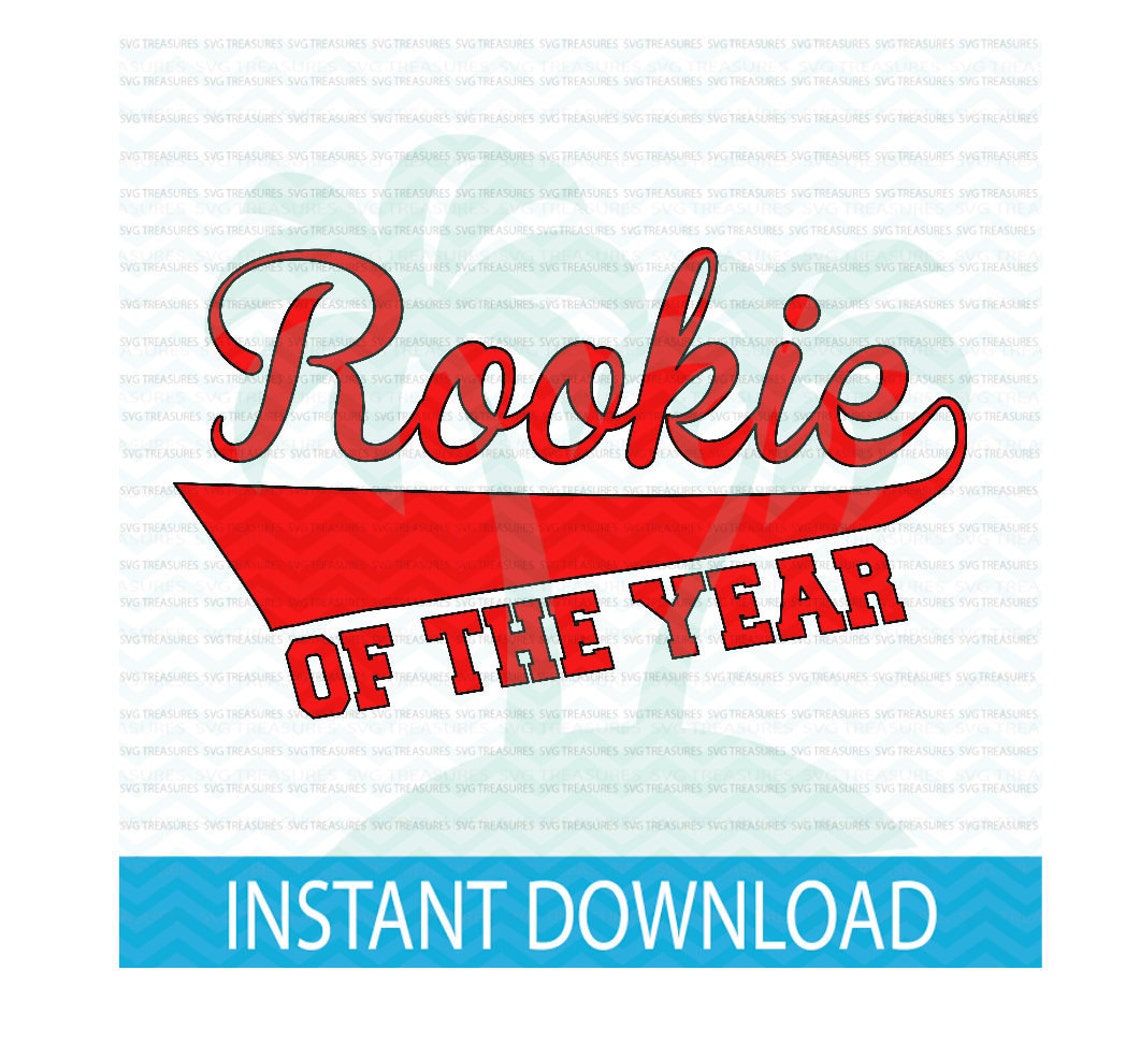 Rookie of the Year Svg, Rookie DXF, Baseball Svg, Birthday Svg,baseball ...