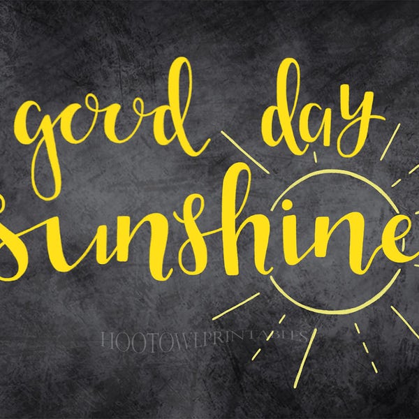 Good Day Sunshine - Etsy