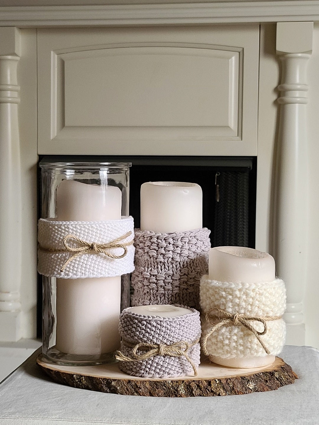 Simply Candle Cozy / Easy Knit / Quick Knit / Gift Idea / Home ...