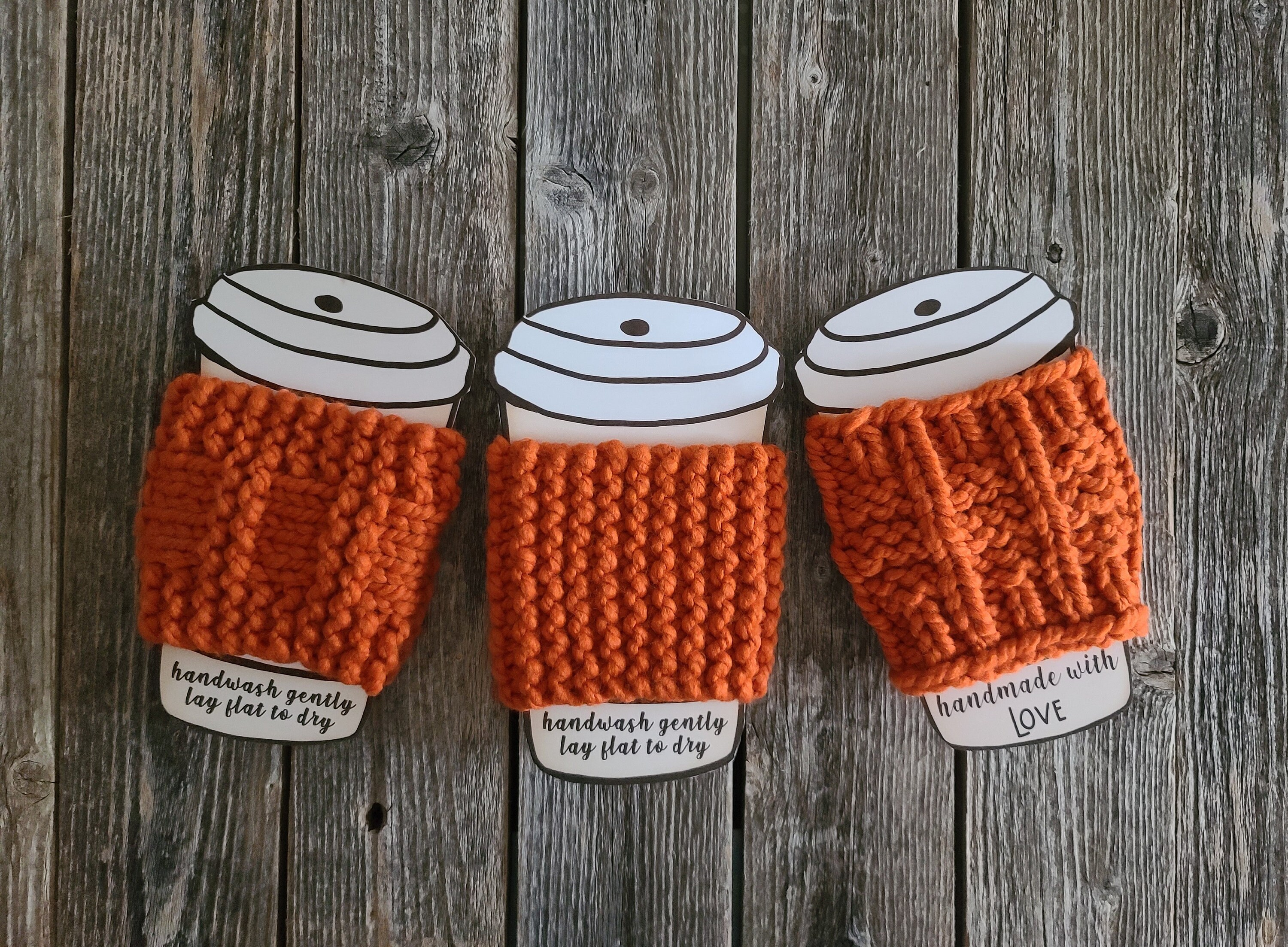 Knit Cup Cozy Pattern Bundle: Quick & Easy (PDF Download) - Etsy