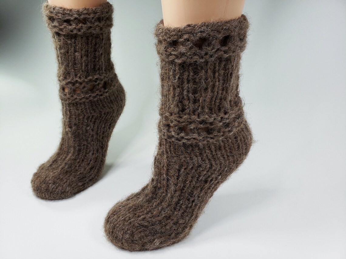 Sticks and Stones Socks / Knit Socks / House Slippers / - Etsy