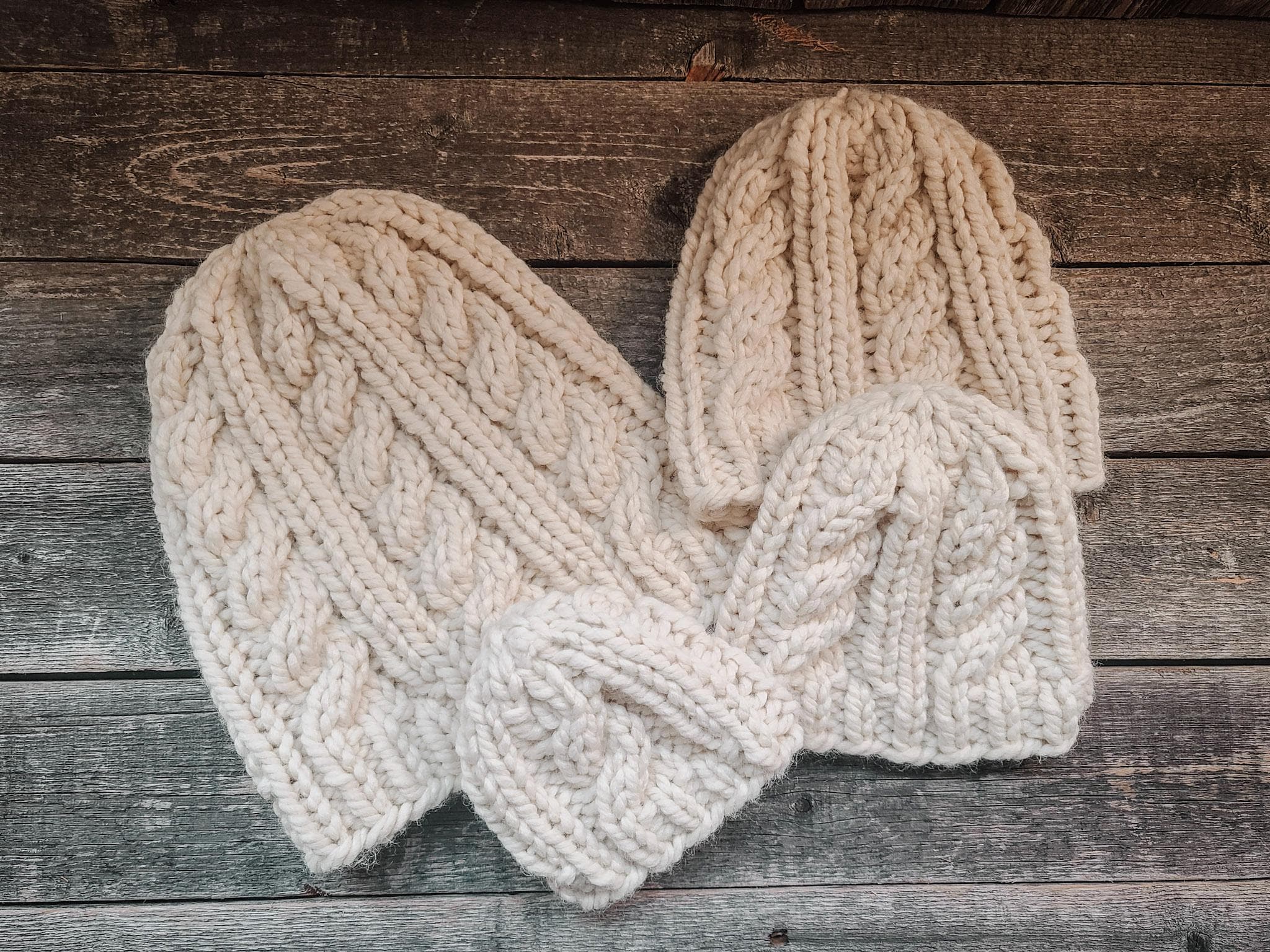 Chubby Cable Beanie Knitting Pattern: Multiple Sizes (PDF Download) - Etsy