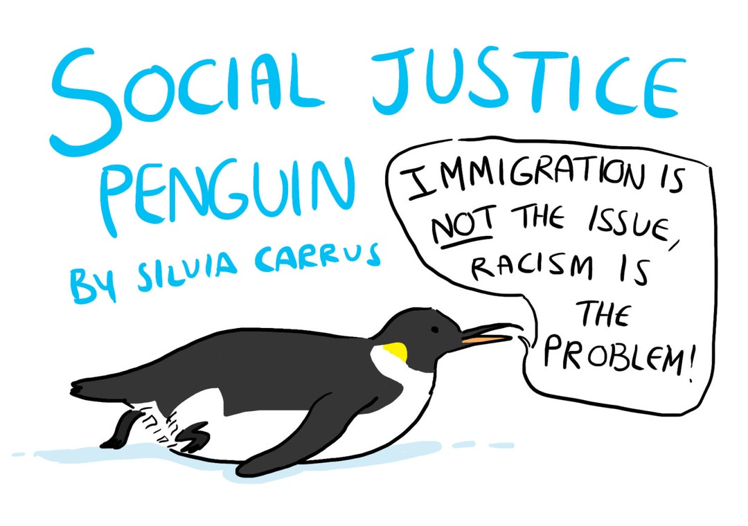 Social Justice Penguin Comic - Etsy