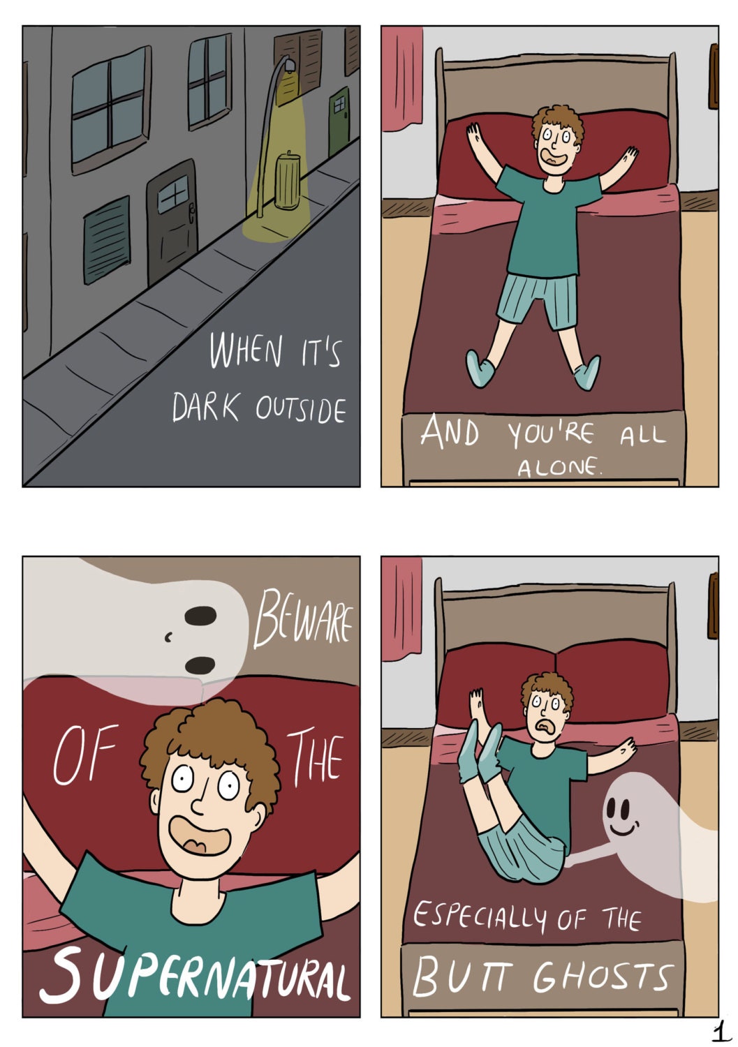 Butt Ghosts Comic - Etsy