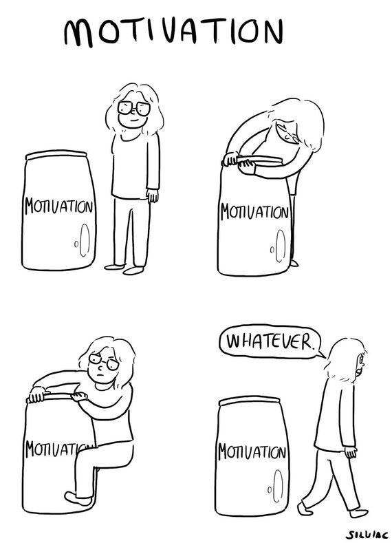 A4 Motivation Comic Print - Etsy