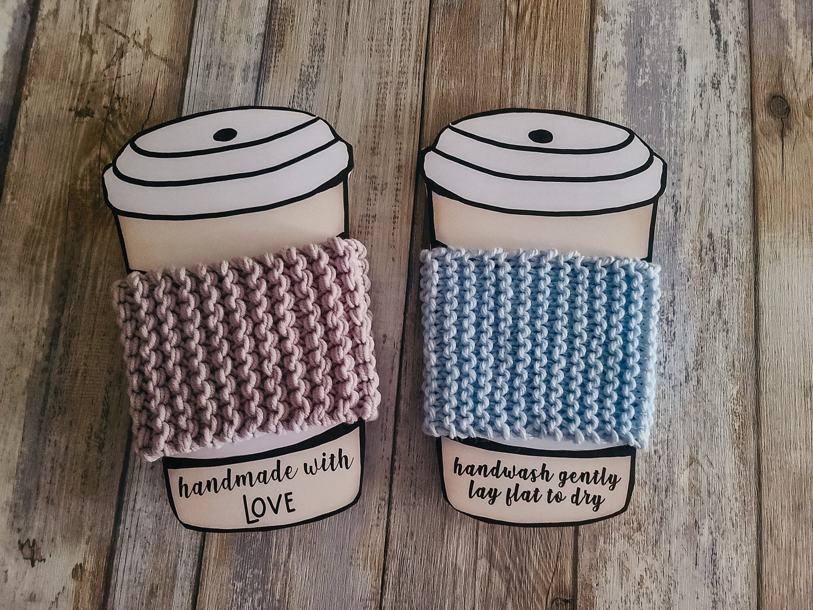 Loom Knit Cup Cozy Pattern Bundle: Quick & Easy (PDF Download) - Etsy