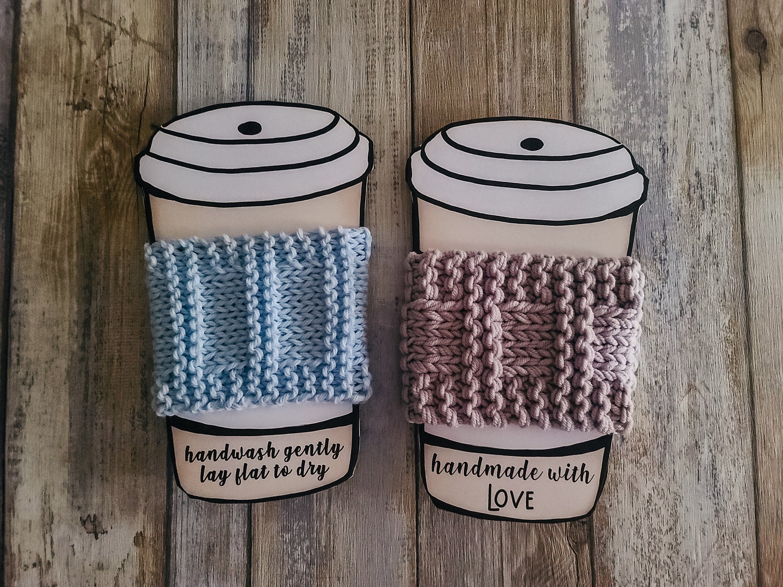 Loom Knit Cup Cozy Pattern Bundle: Quick & Easy (PDF Download) - Etsy