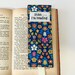Liberty Fabric Bookmark, Carnaby Flower Print, Book Gift, Teacher Gift ...