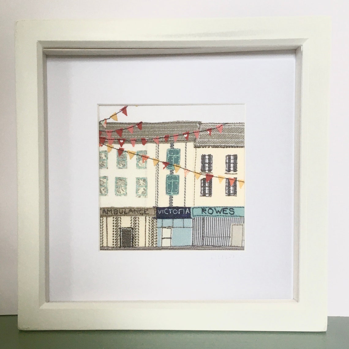 Cornwall Wall Art Textile Art Embroidery Truro Free - Etsy