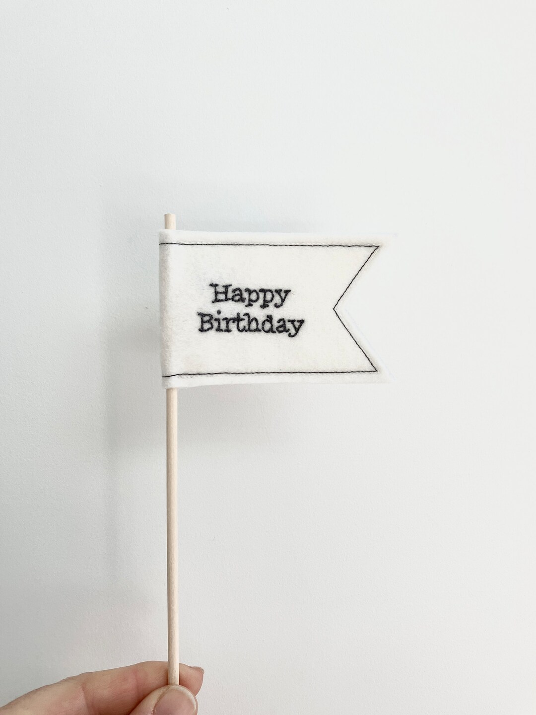 Happy Birthday Cake Topper, Cake Flag , Pennant, Reusable ...