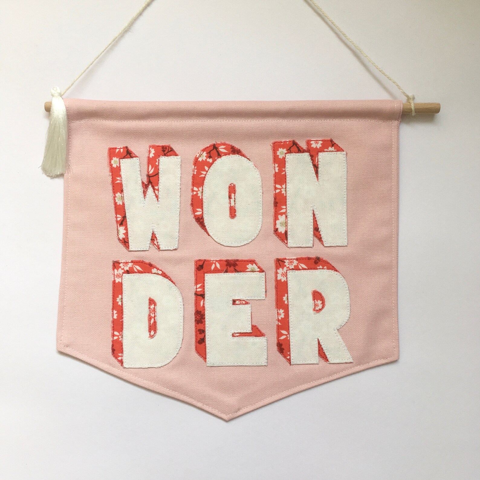 Wonder Wall Hanging Pennant banner flag nursery decor | Etsy