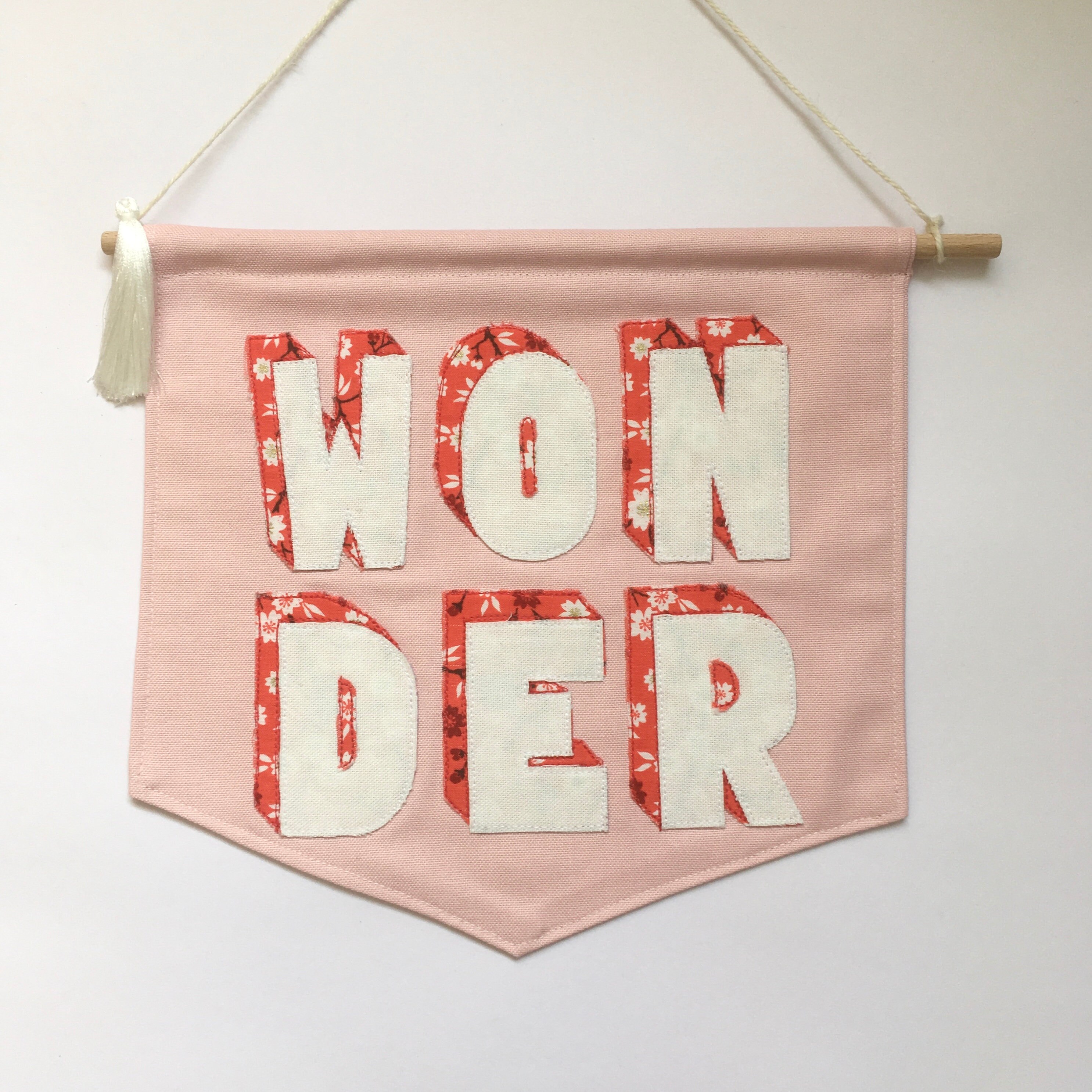 Wonder Wall Hanging Pennant banner flag nursery decor | Etsy