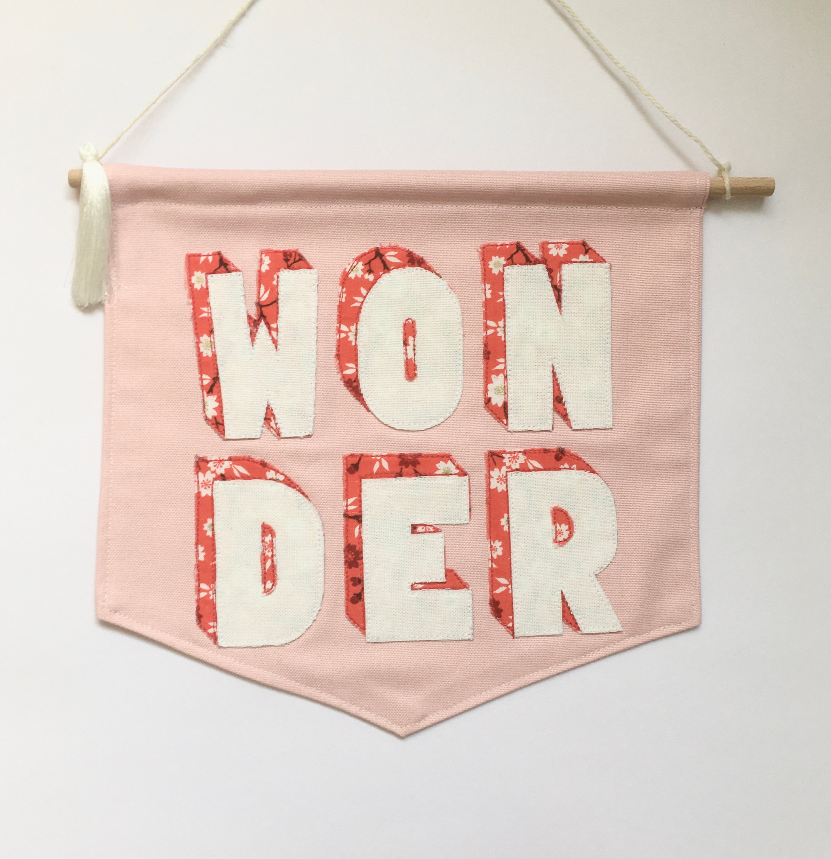 Wonder Wall Hanging Pennant banner flag nursery decor | Etsy