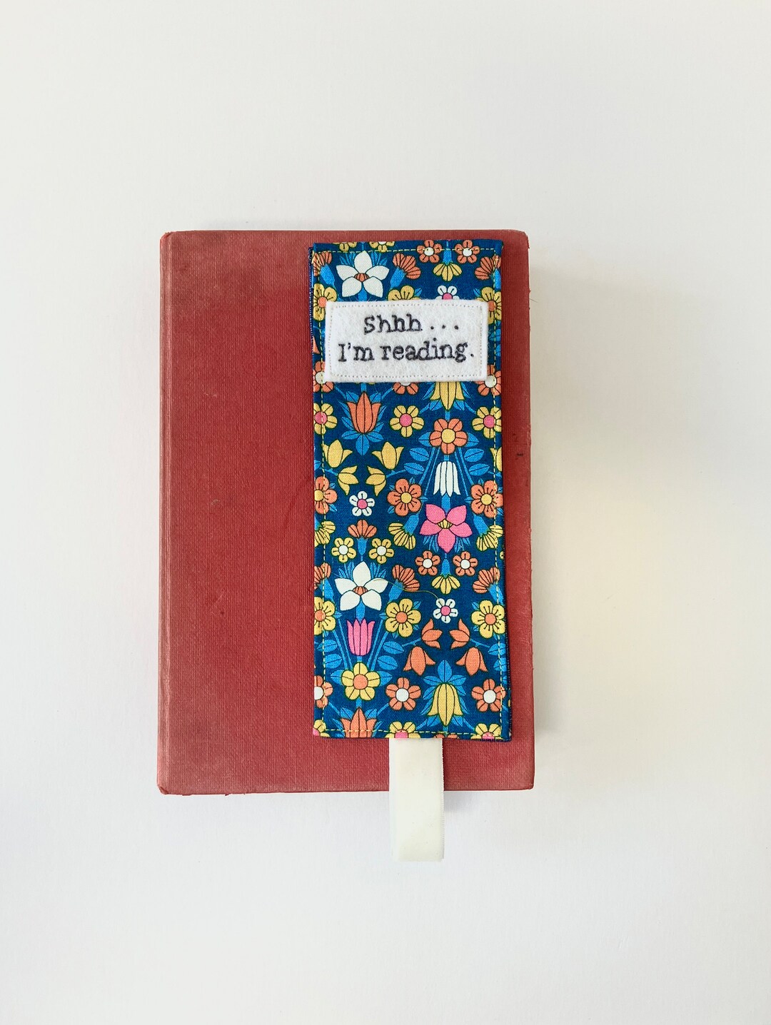 Liberty Fabric Bookmark, Carnaby Flower Print, Book Gift, Teacher Gift ...