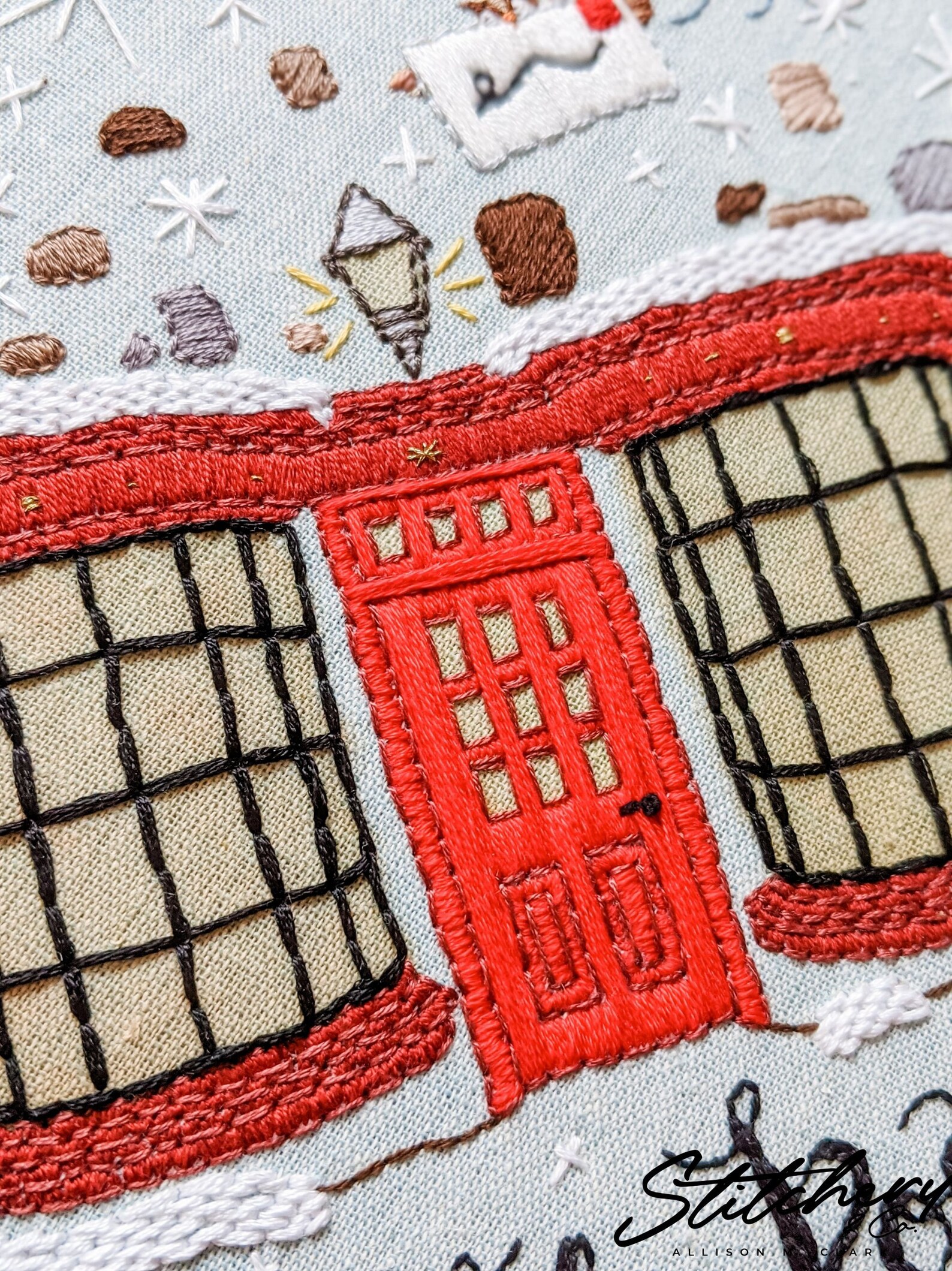 Embroidery PATTERN | 8-in. Wizard Post | Magical World Embroidery ...