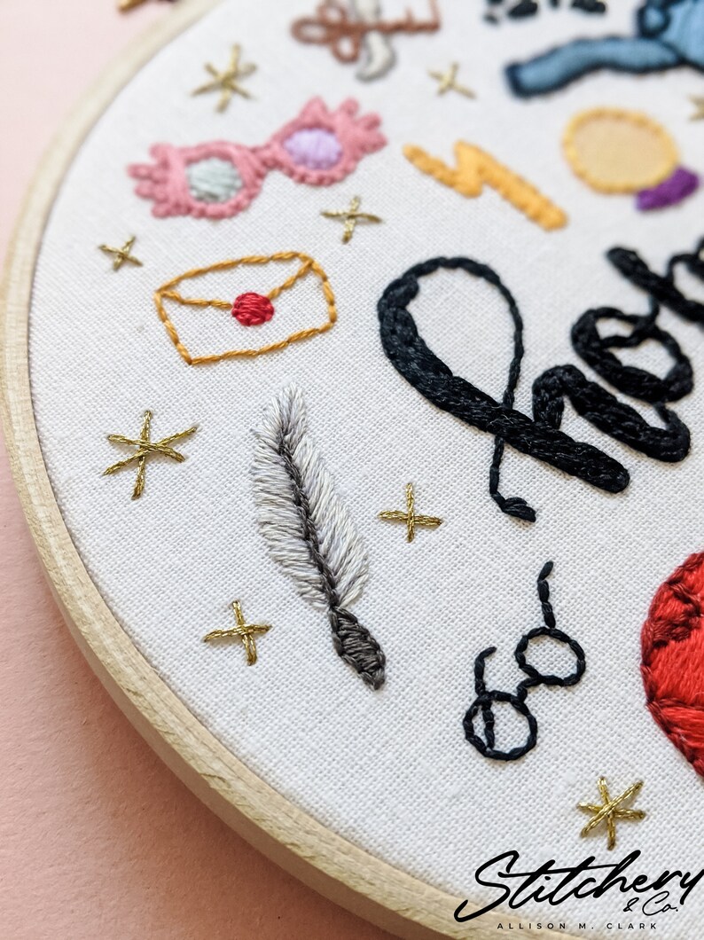 Embroidery PATTERN | 6-in. the Magical World is Home | Beginner ...