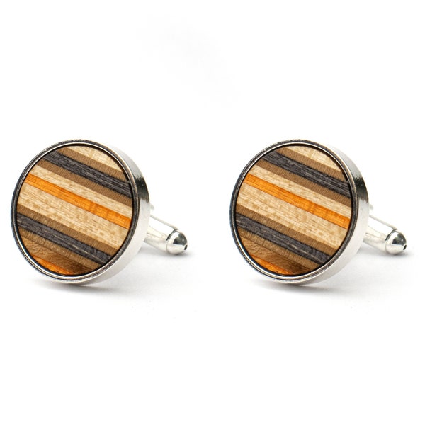 Wooden Cufflinks - Etsy