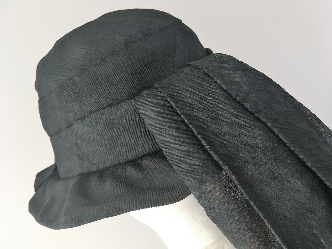 Mourning Hat 1920s-1930s - Etsy