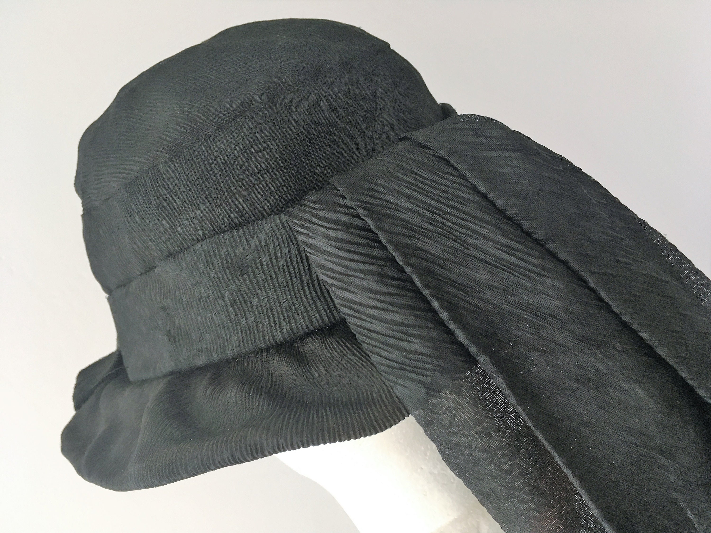 Mourning Hat 1920s-1930s - Etsy