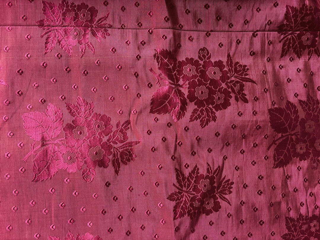 Antique Red Wall Covering Textile - Etsy