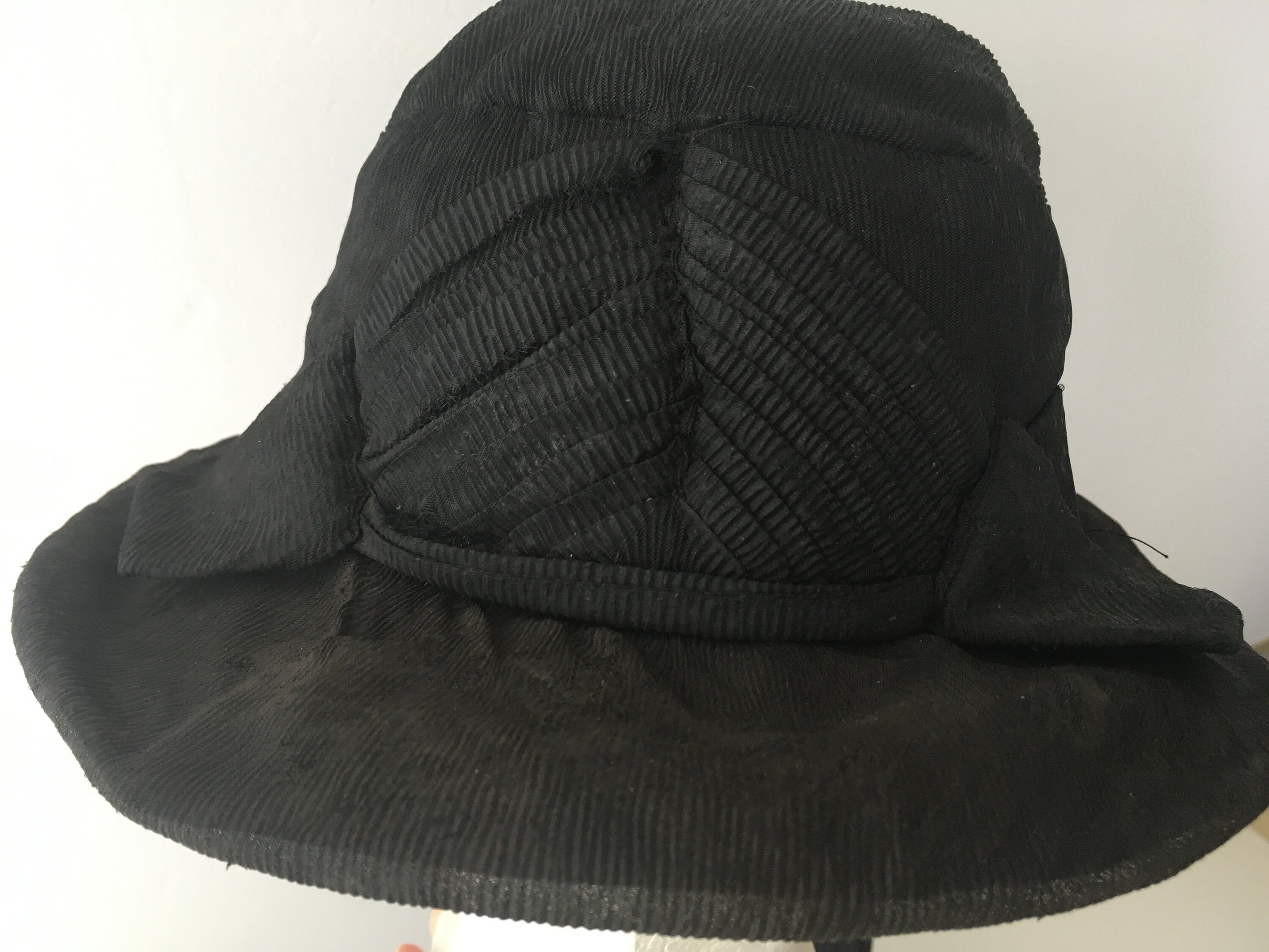 Mourning Hat 1920s-1930s - Etsy